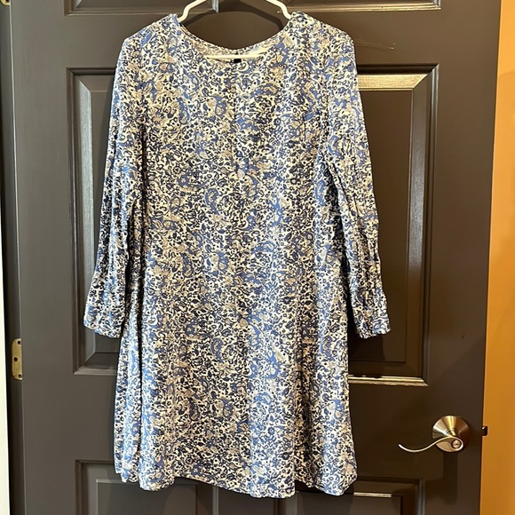 Dresses | Super Cute Old Navy Pasley Dress Long Sleeves Worn One Time ...